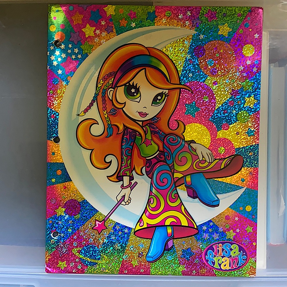 Lisa Frank Star Folder - Gem